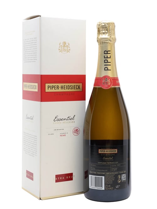 Piper Heidsieck Essentiel Cuvee Reservee Extra Brut Champagne - Gift Box : The Whisky Exchange