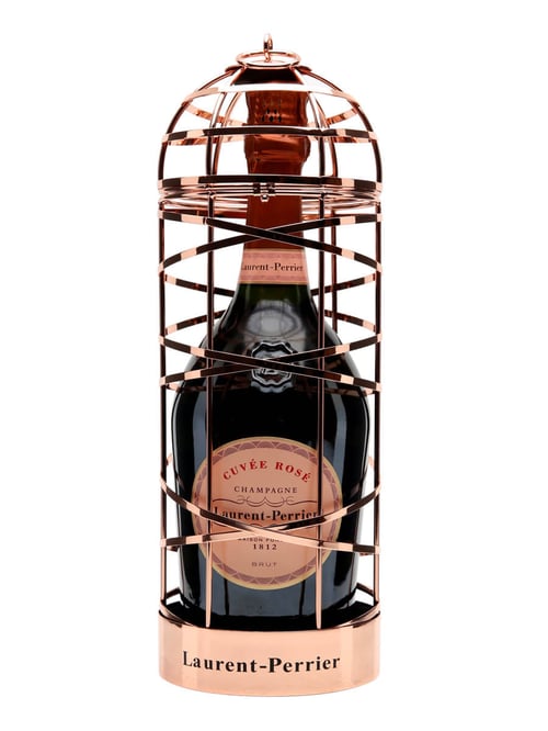 Laurent-Perrier Rose Champagne Ribbon Cage Gift Pack : The Whisky Exchange