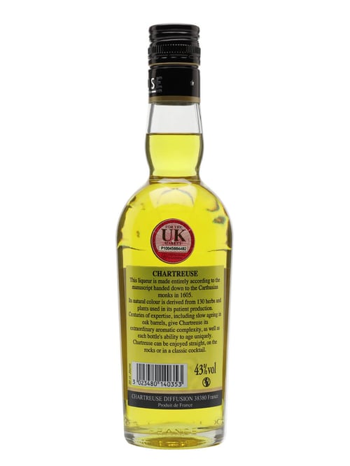 Chartreuse Yellow Liqueur - Half Bottle : The Whisky Exchange