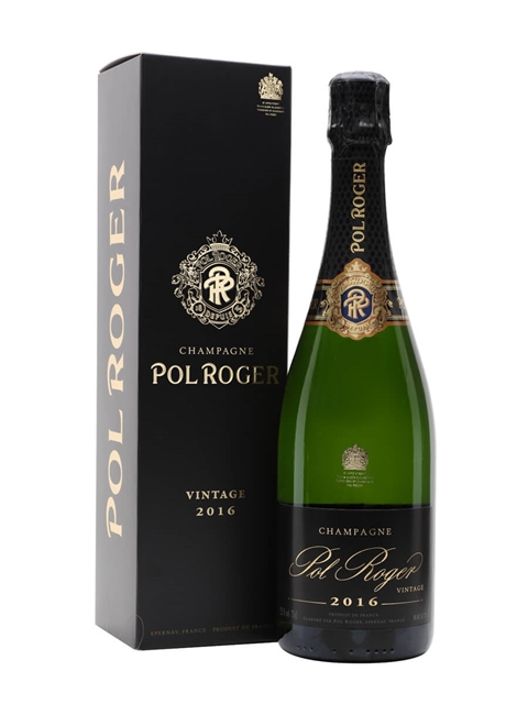 Pol Roger Brut Vintage 2018 Champagne - Gift Box : The Whisky Exchange