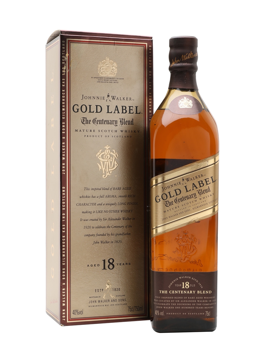 Johnnie Walker 18 Year Old Gold Label - Centenary Bend : The Whisky ...