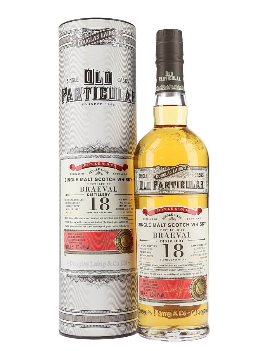 Braeval 2001 - 18 Year Old - Old Particular Scotch Whisky : The Whisky ...