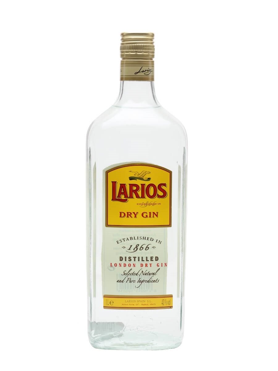 Larios London Dry Gin - Litre : Buy from The Whisky Exchange
