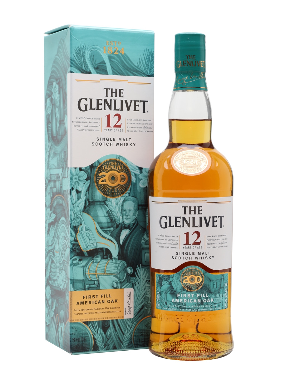 Glenlivet 12 Year Old First-fill American Oak - 200th Anniversary ...