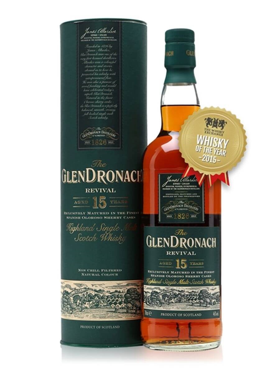 Glendronach 15 Year Old Revival - Sherry Cask - Bot.2013 Scotch Whisky ...