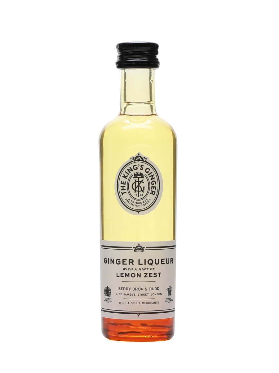 The King's Ginger Liqueur Miniature : The Whisky Exchange