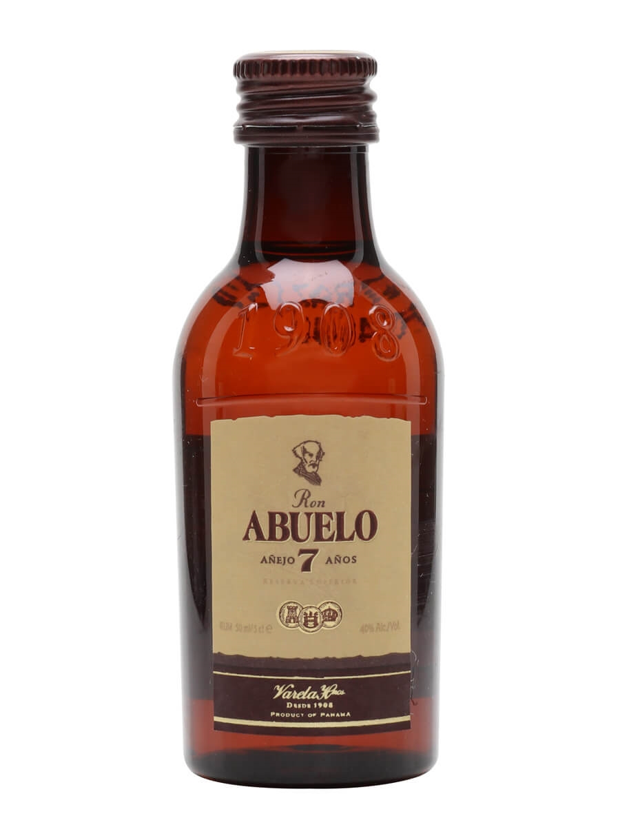 Ron Abuelo 7 Year Old Anejo Rum Miniature : The Whisky Exchange