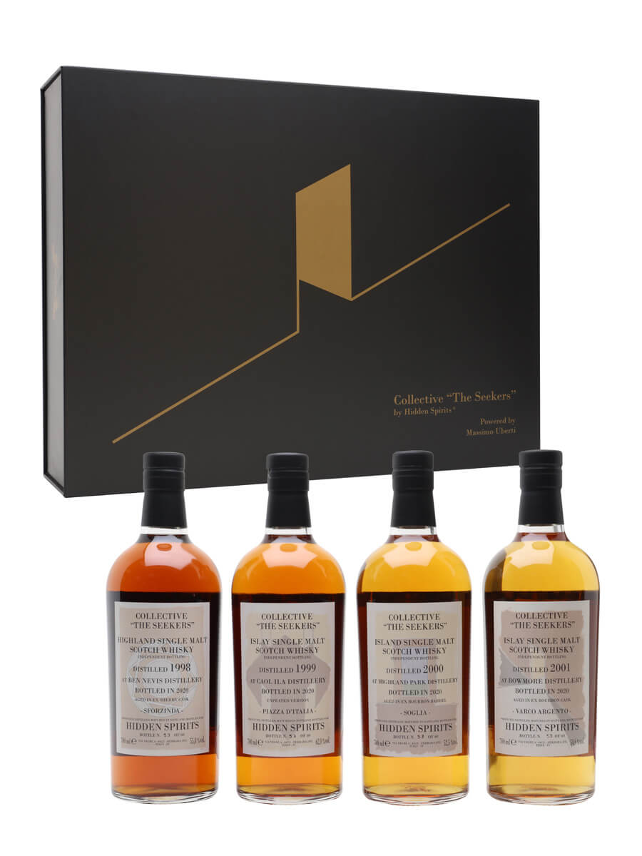 Collective 'The Seekers' Collection - Hidden Spirits - 4x70cl Scotch ...