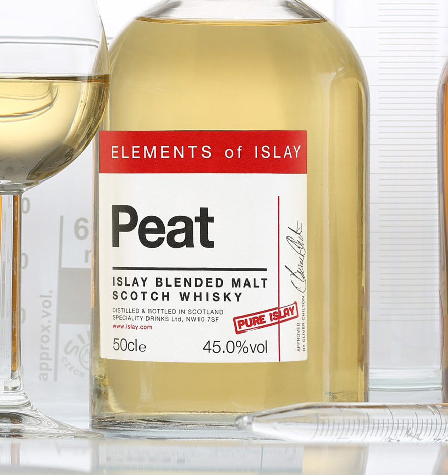 Personalised Elements Of Islay Peat labels : The Whisky Exchange