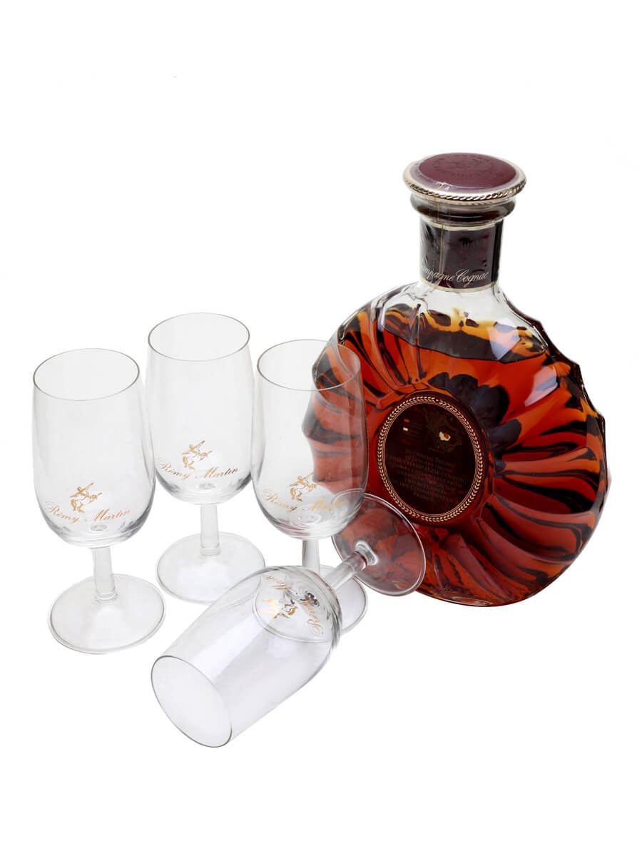 Remy Martin XO - 4 Glass Pack - Bot.1980s : The Whisky Exchange