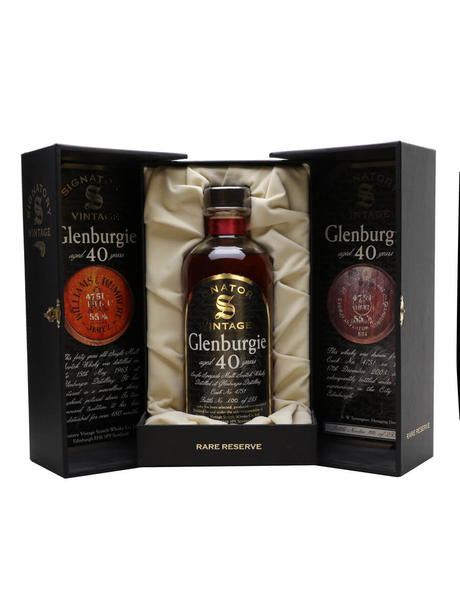 Glenburgie 1963 - 40 Year Old - Signatory Scotch Whisky : The Whisky ...