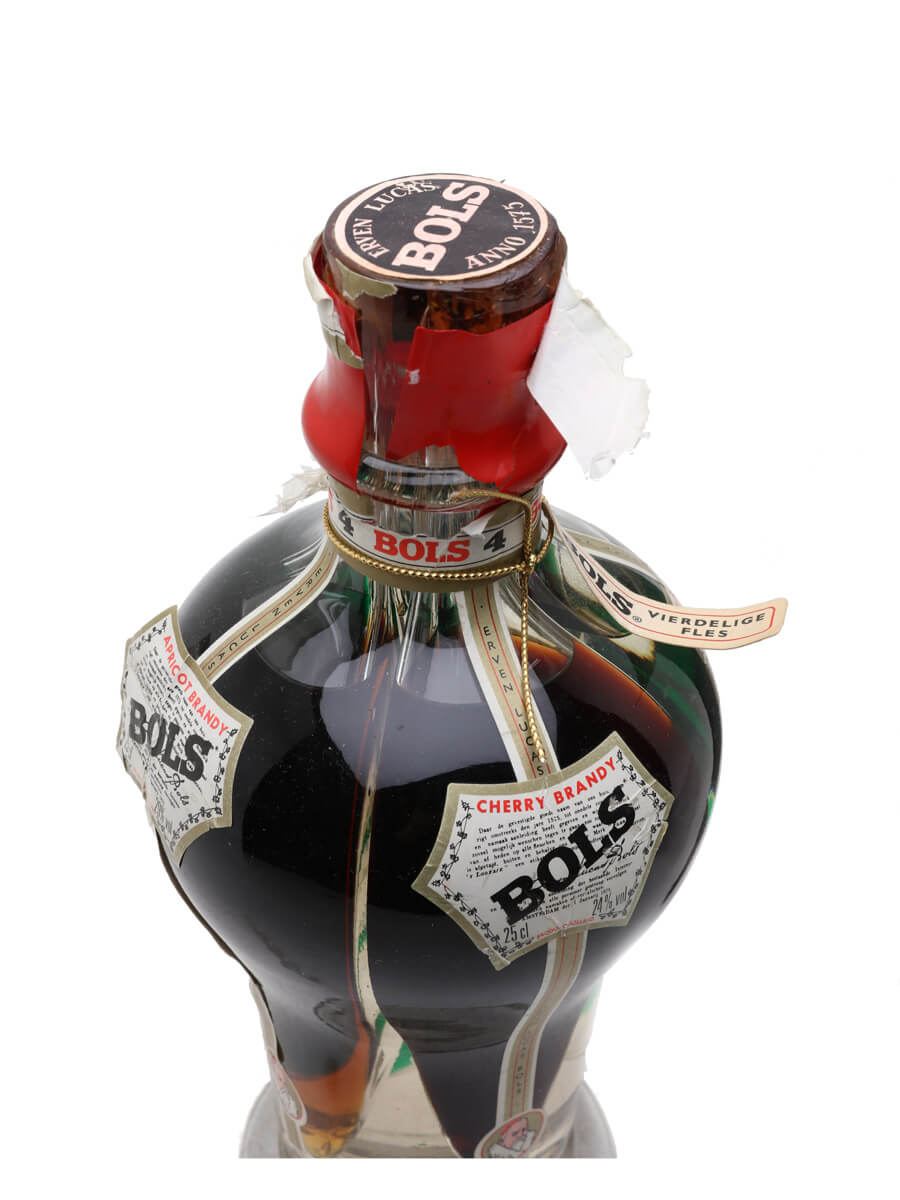 Bols Liqueur- 4 Compartment Bottle- Bot.1950s : The Whisky Exchange