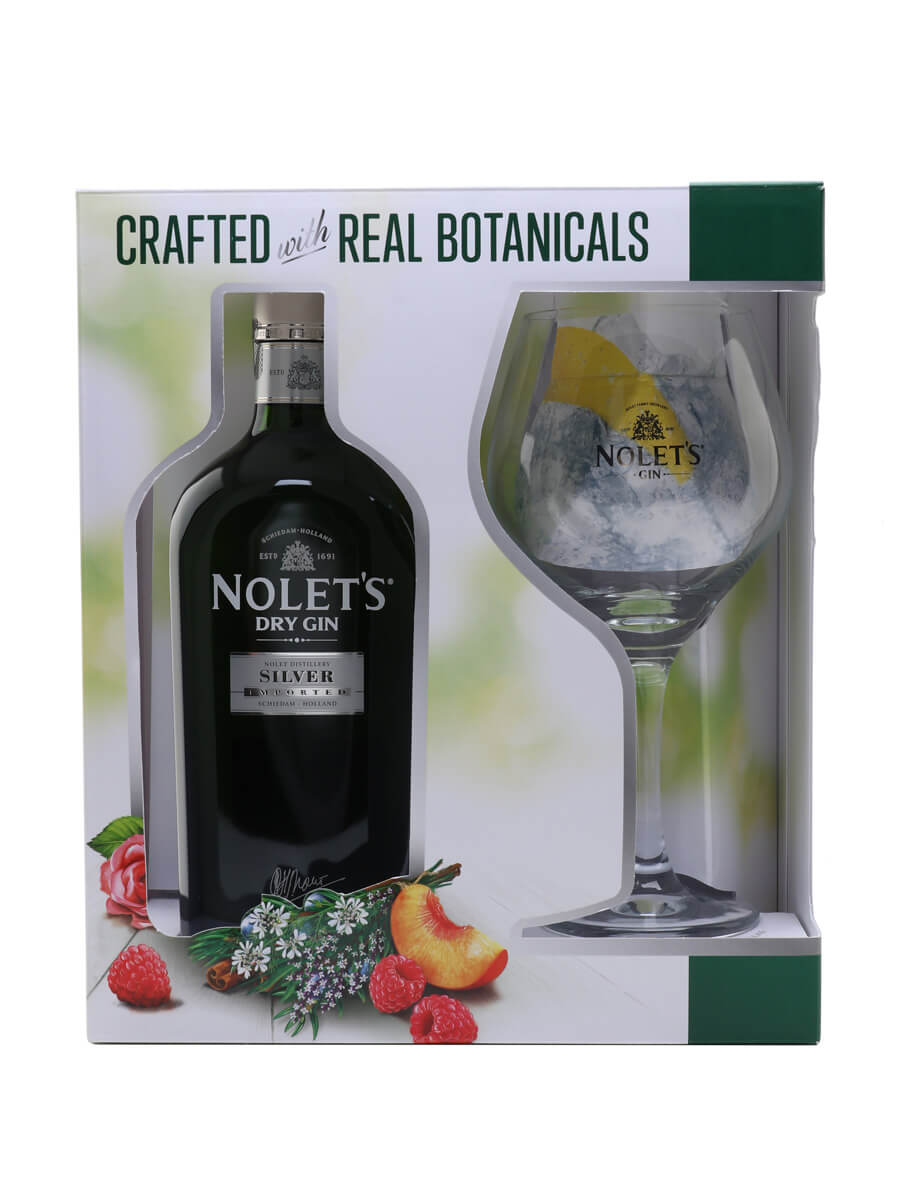 Nolet's Silver Dry Gin - Glass Pack : Buy from The Whisky Exchange
