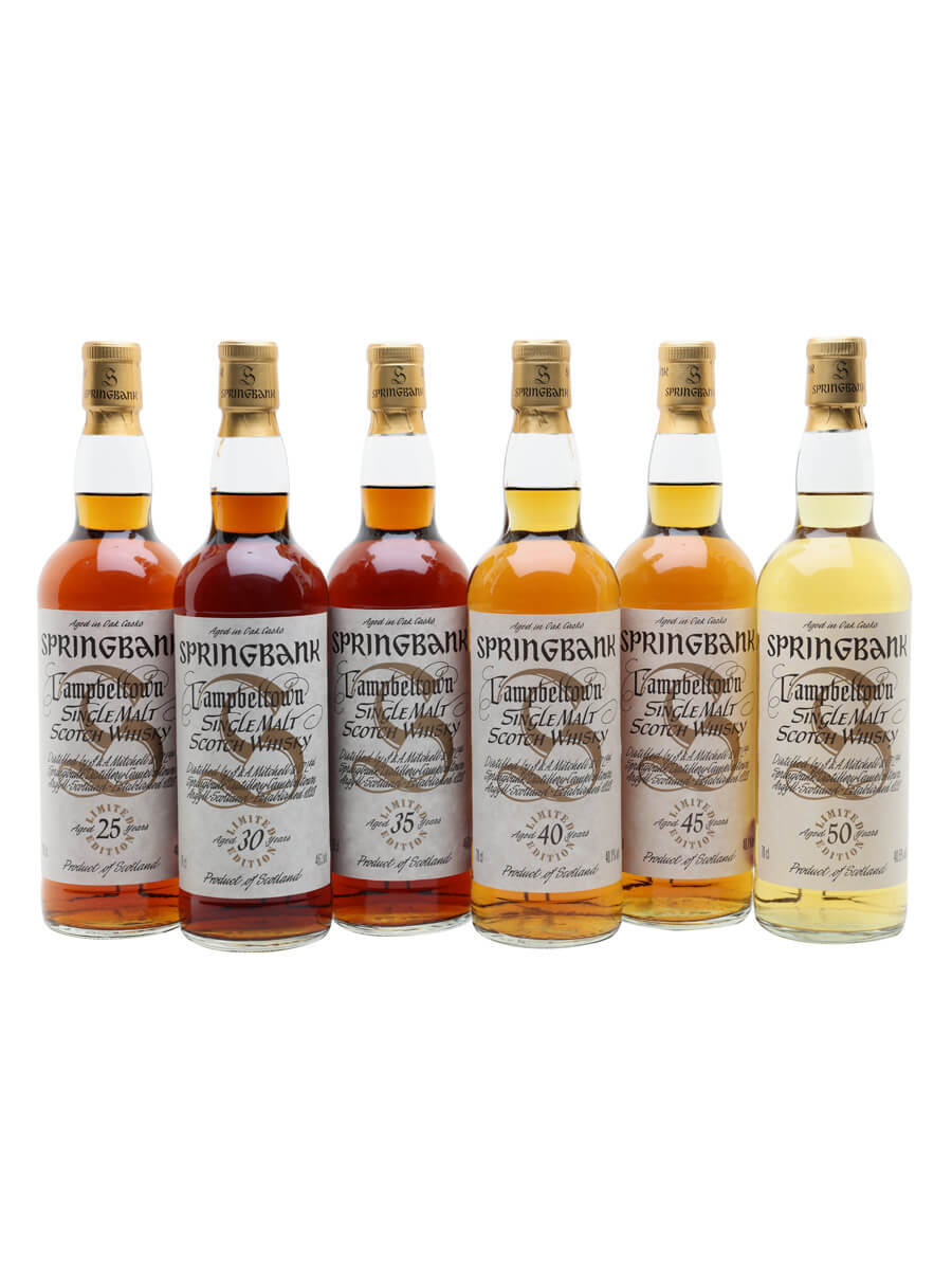 Springbank Millennium Collection - 25 Year Old - 50 Year Old Scotch ...