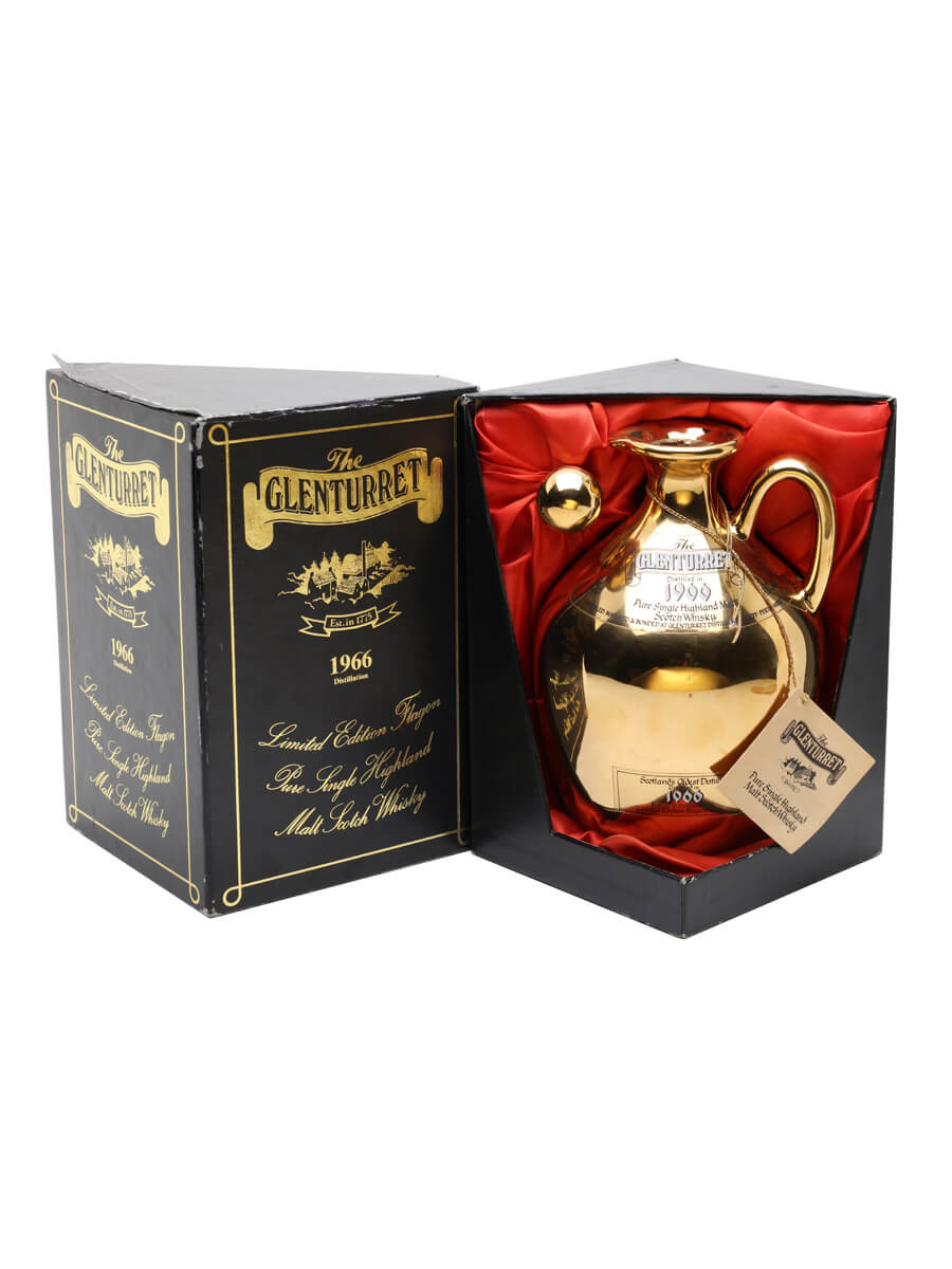 Glenturret 1966 - Gold Ceramic Flagon Scotch Whisky : The Whisky Exchange