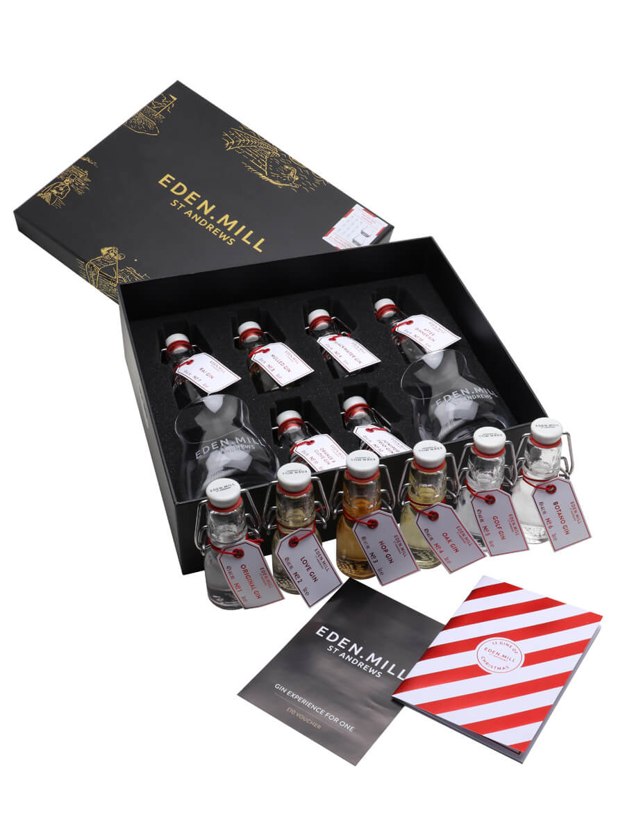 Eden Mill 12 Gins of Christmas Mini Set : The Whisky Exchange