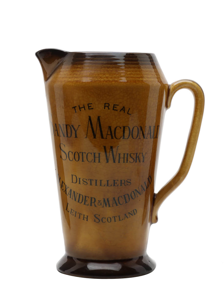 Stronachie - The Real Sandy MacDonald - Large Water Jug : The Whisky ...