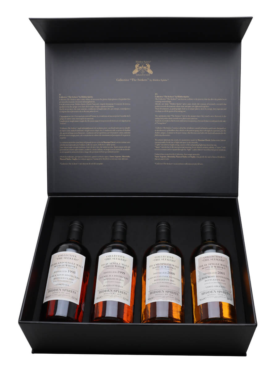Collective 'The Seekers' Collection - Hidden Spirits - 4x70cl Scotch ...