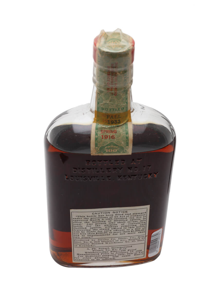 Old Mock 1916 - 18 Year Old - Bot.1933 : The Whisky Exchange