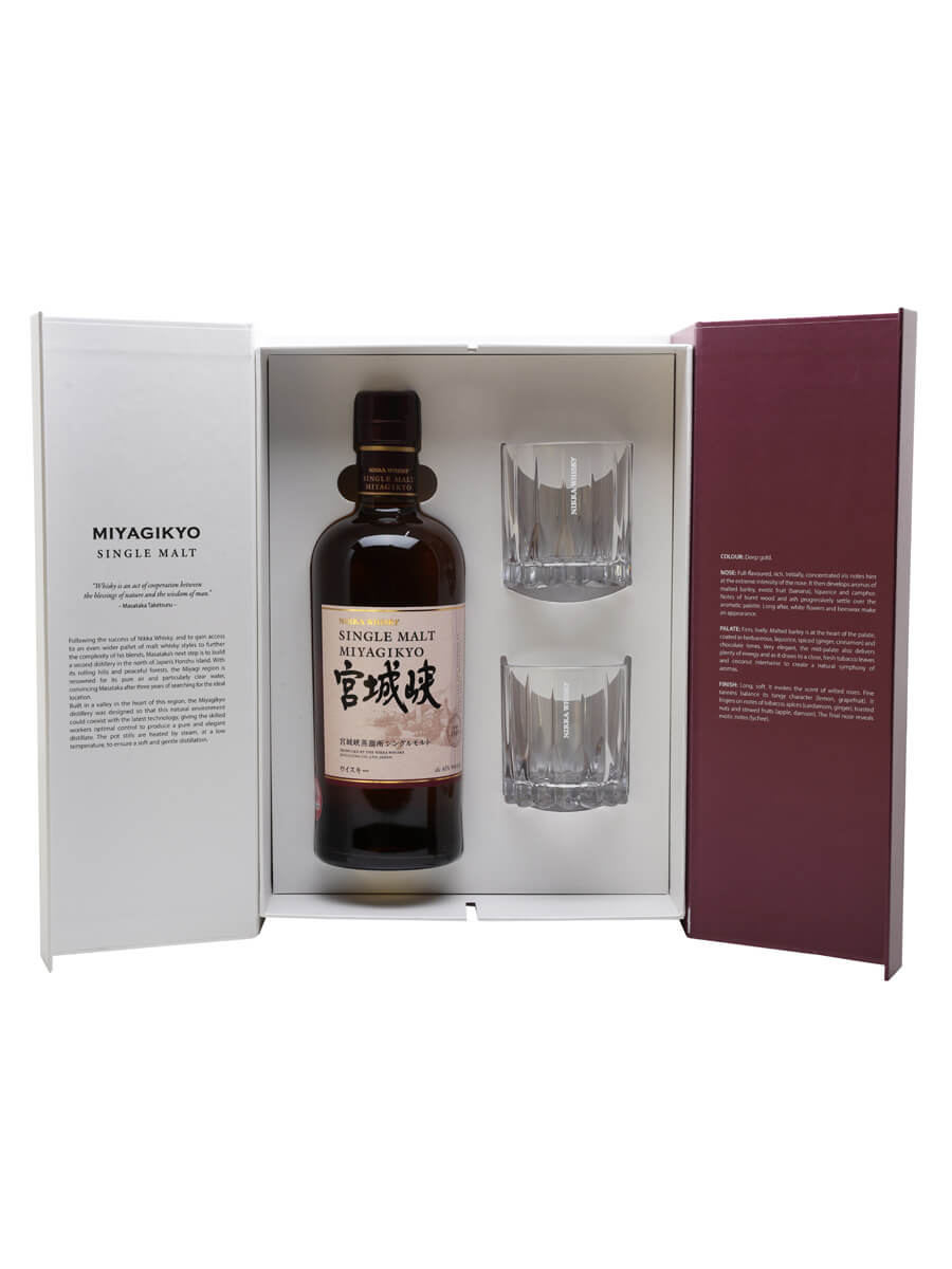 Miyagikyo Single Malt - Glass Pack : The Whisky Exchange
