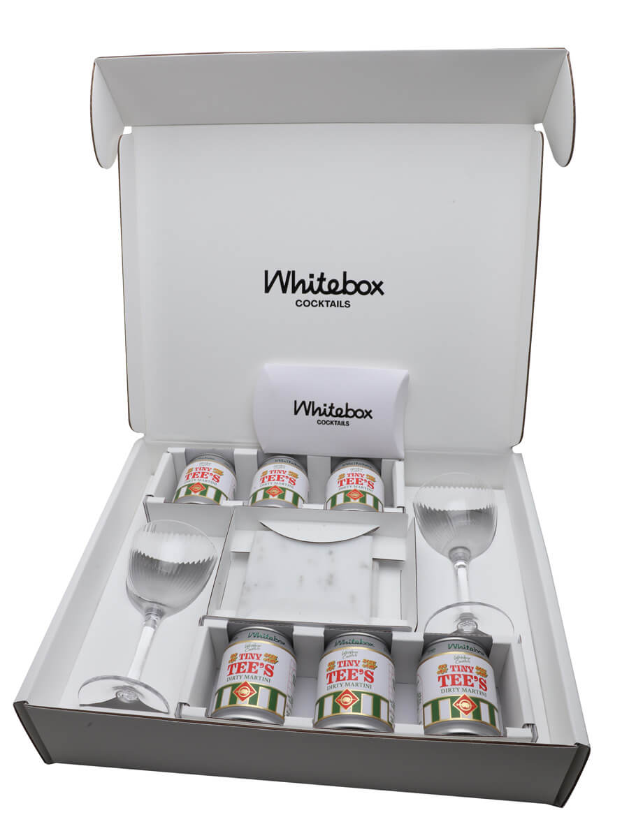 Dirty Martini Cocktail Gift Set - Whitebox : The Whisky Exchange